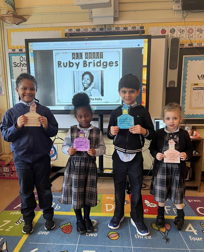 In Celebration of Black History Month, Kindergarten Studied Ruby Bridges and Learned about ...